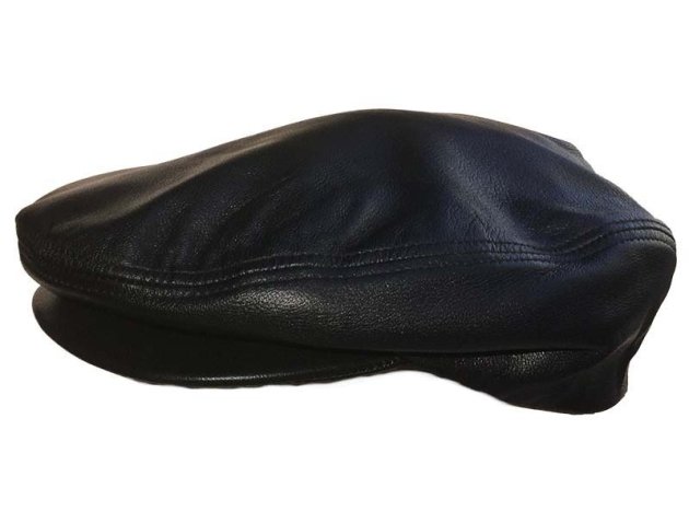 Leather Driving Cap [12019] - $85.00 : John Helmer